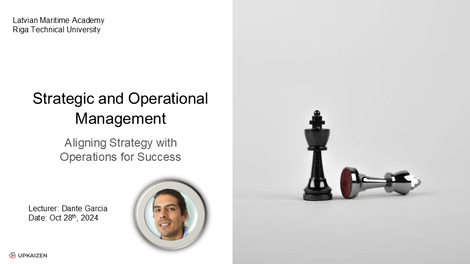 Strategic and Operational Management - UPKAIZEN
